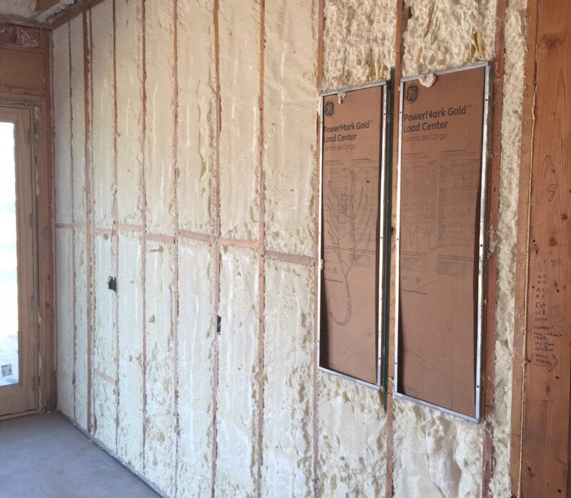 Spray Foam Insulation - Sterling Custom Homes